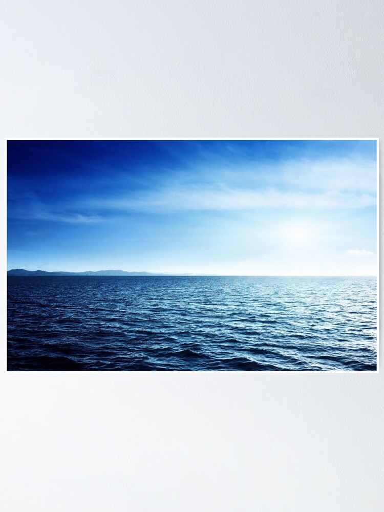 "Ocean Landscape" Poster by alexanderhall | Redbubble