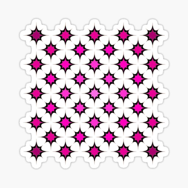 "Pink Gem Stars" Sticker for Sale by KARMANA1 | Redbubble