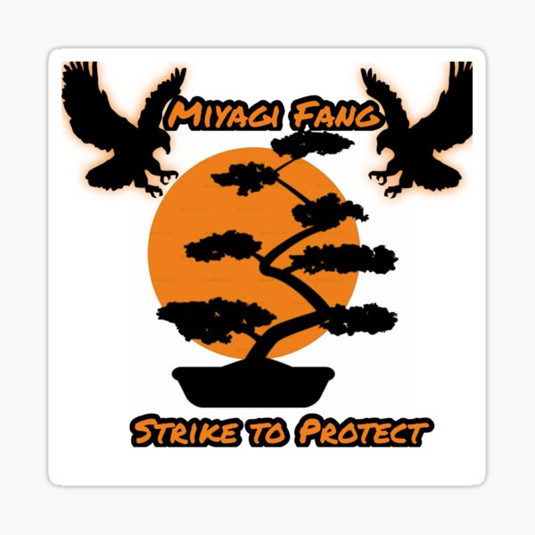 "Miyagi Fang Logo" Sticker for Sale by Magocious | Redbubble