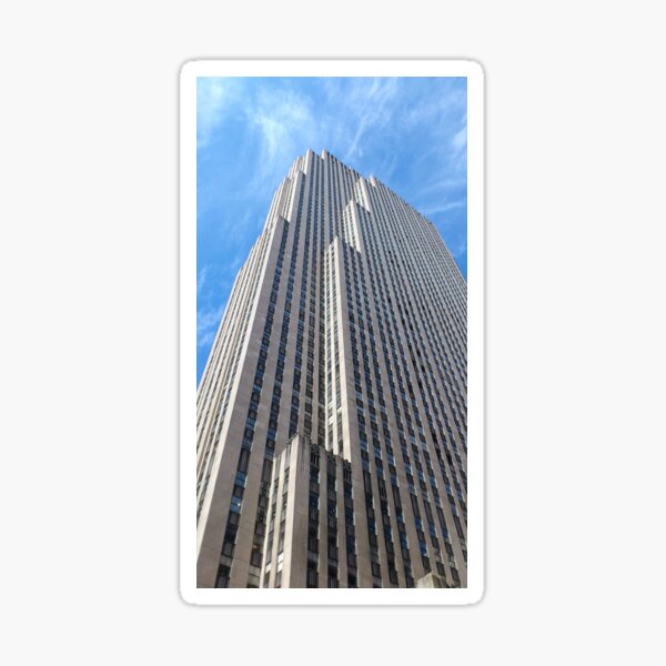 "30 Rockefeller Center photograph" Sticker for Sale by mariahartman ...