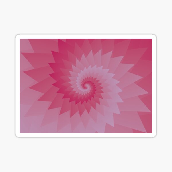 "Light pink spiral design" Sticker for Sale by myseptember18th | Redbubble