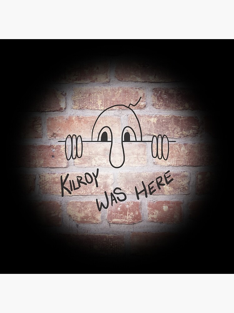 "Kilroy Was Here Graffiti" Poster for Sale by AbiTheDesigner | Redbubble