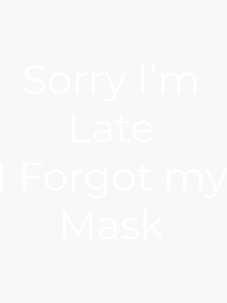 "Fask Mask" Sticker for Sale by kendranixonn | Redbubble