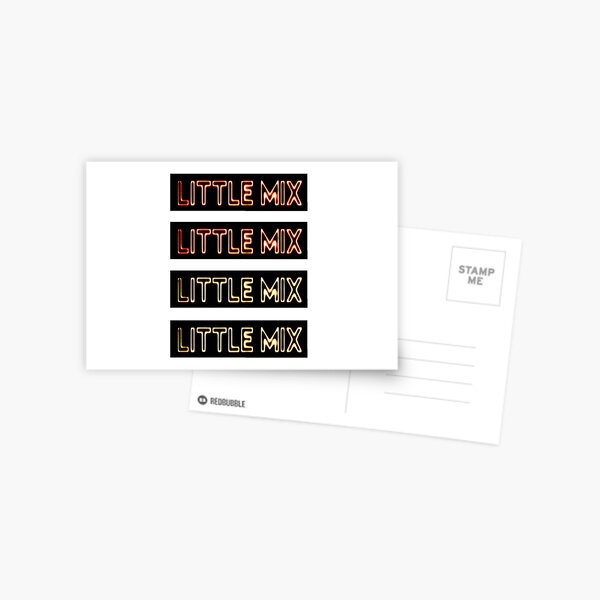 "Little Mix Logo" Postcard by CookieCutter1 | Redbubble