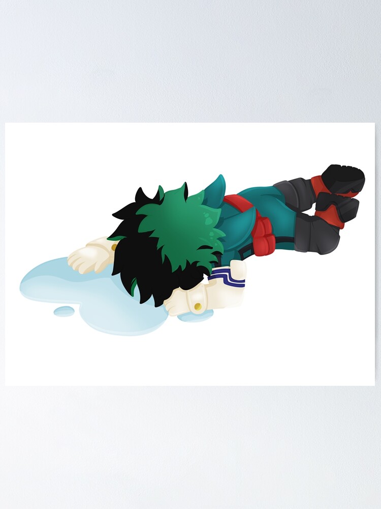 "Deku and his crying" Poster by oops9 | Redbubble