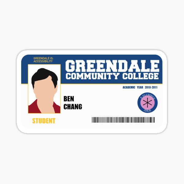 "Community Chang ID" Sticker for Sale by saja02 | Redbubble