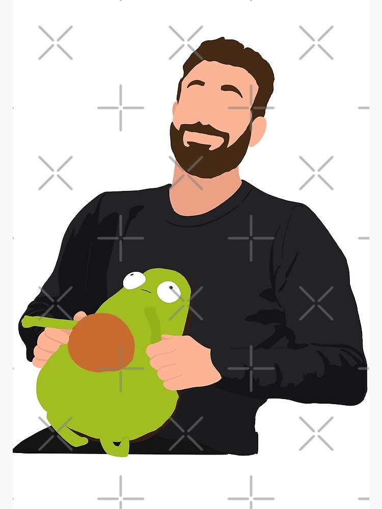 "chris & guacardo " Art Print for Sale by kenleyys | Redbubble