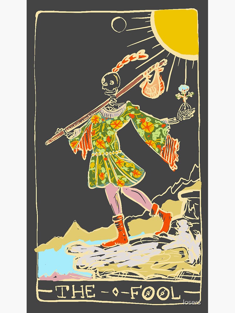 "The Fool" Sticker for Sale by losers | Redbubble