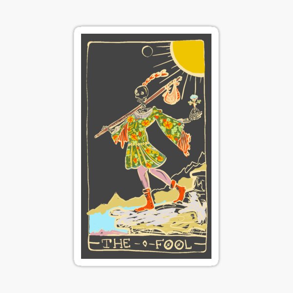 "The Fool" Sticker for Sale by losers | Redbubble