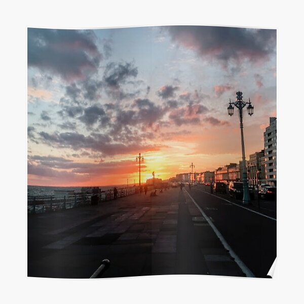 "Aesthetic Hove Promenade Peace Statue Sunset from Brighton Beach ...