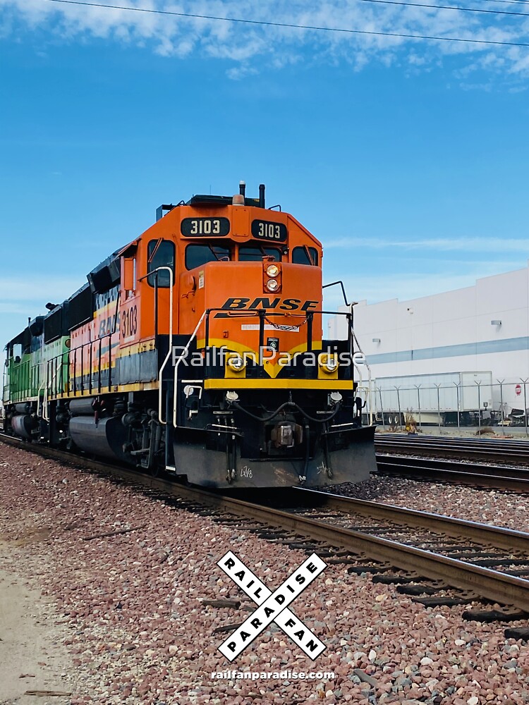 "BNSF 3103" Sticker for Sale by RailfanParadise | Redbubble