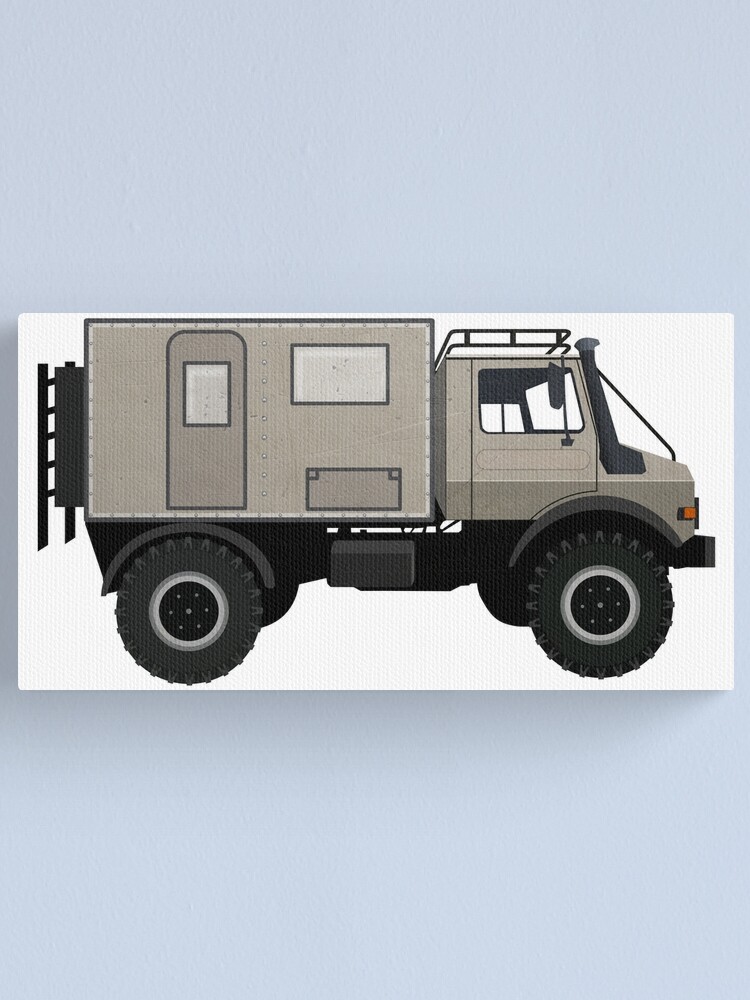 "UNIMOG overlander" Canvas Print by Groenendijk | Redbubble