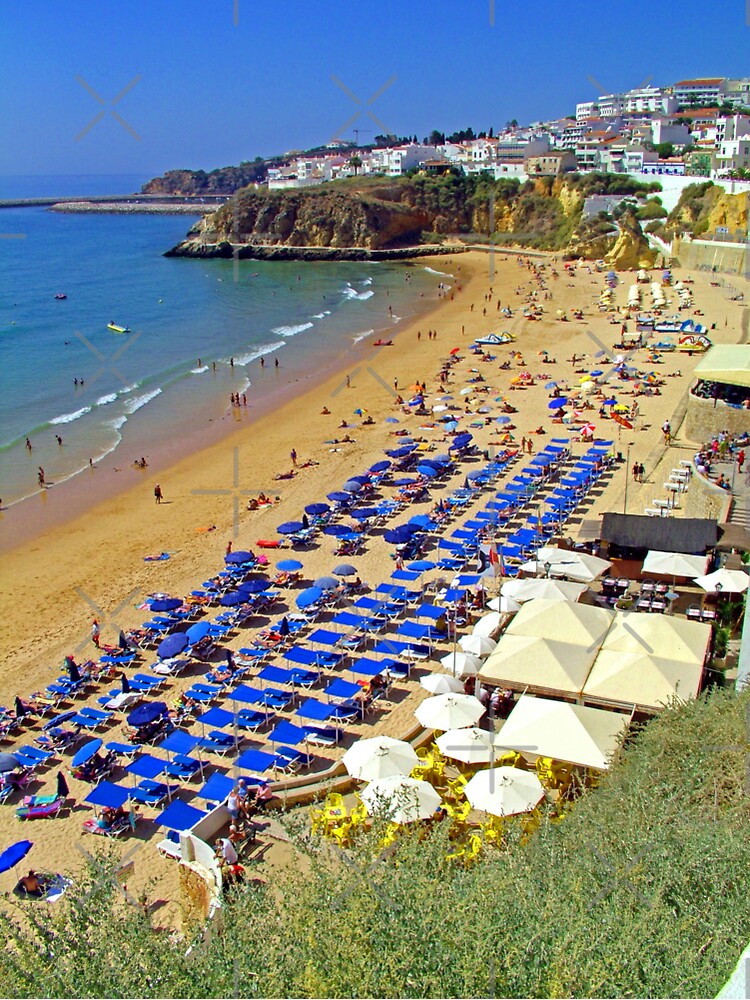 "Albufeira Umbrellas" Sticker by tomg | Redbubble