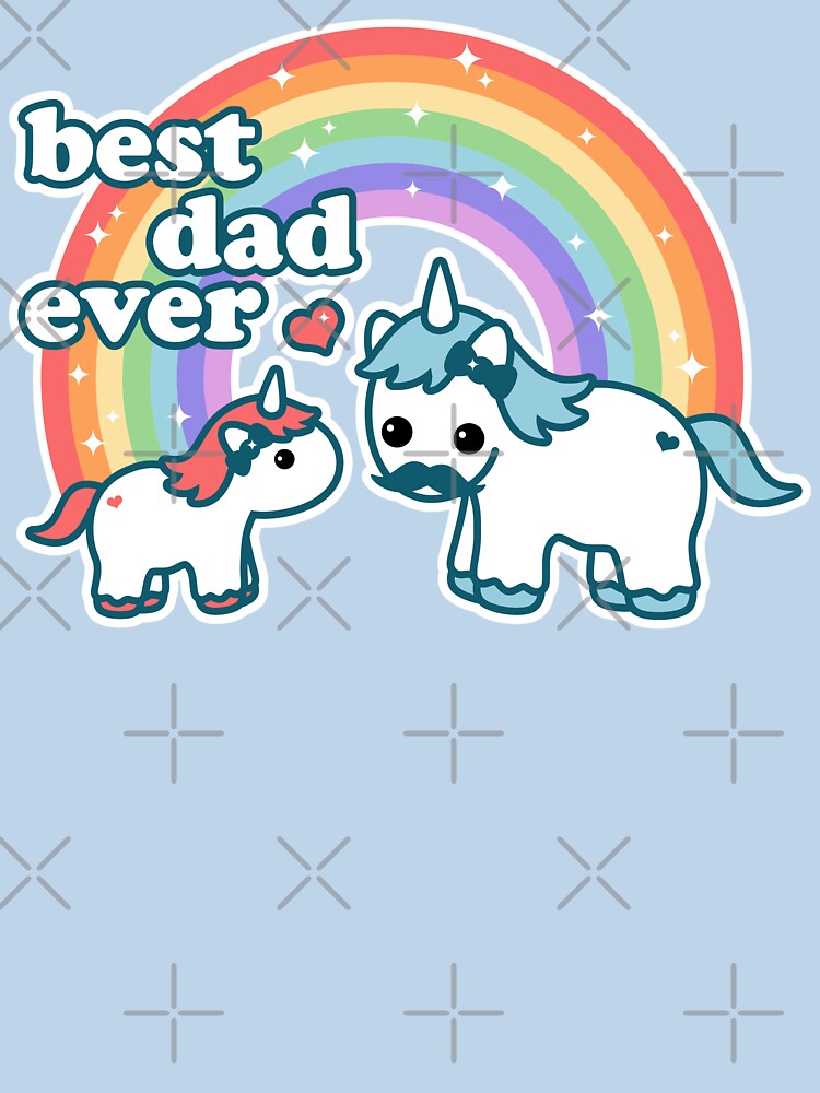 "Best Unicorn Dad" Classic T-Shirt for Sale by sugarhai | Redbubble