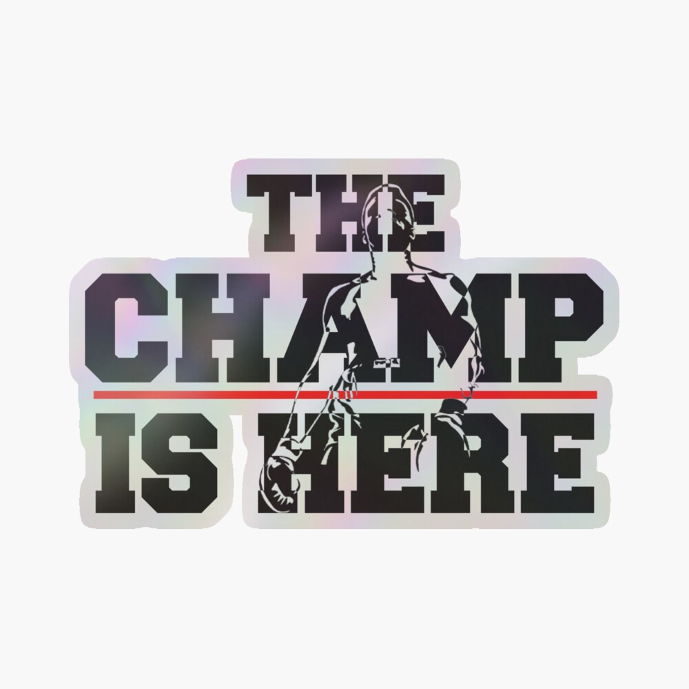 Champ Is Here Logo Youth Black New Orleans Saints The Champ Is Here