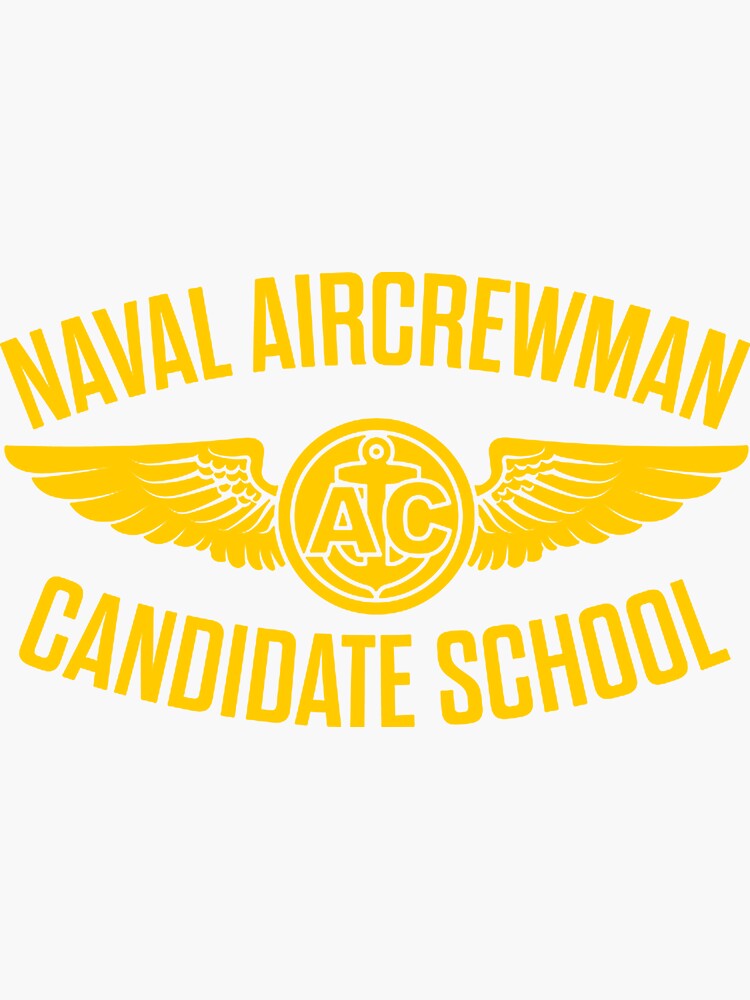 "Naval Aircrewman Candidate School Shirt" Sticker for Sale by ...