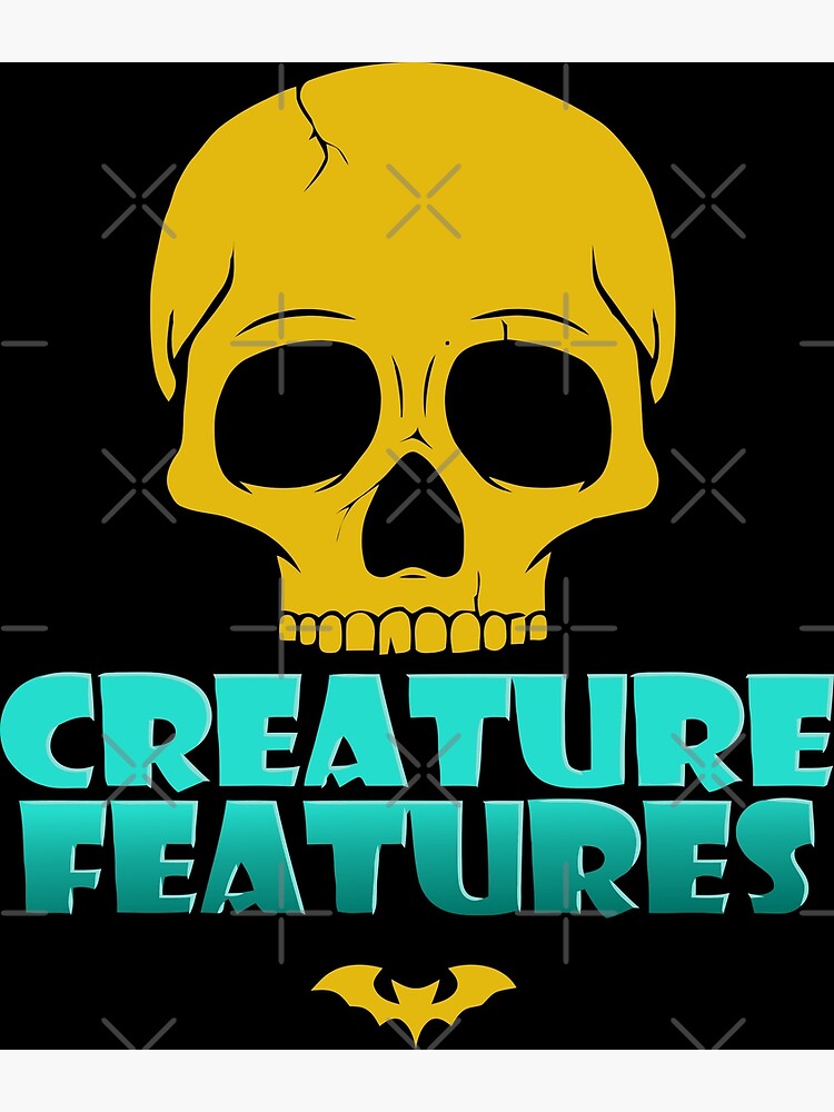 "Creature Features Logo" Photographic Print by edanlaa | Redbubble