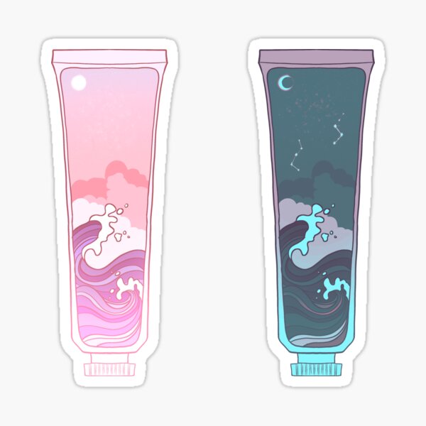 "Kawaii Paint Tubes" Sticker for Sale by SpiffyBees | Redbubble