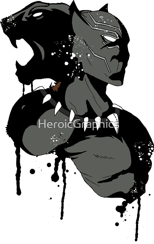 Black Panther Marvel: Stickers | Redbubble