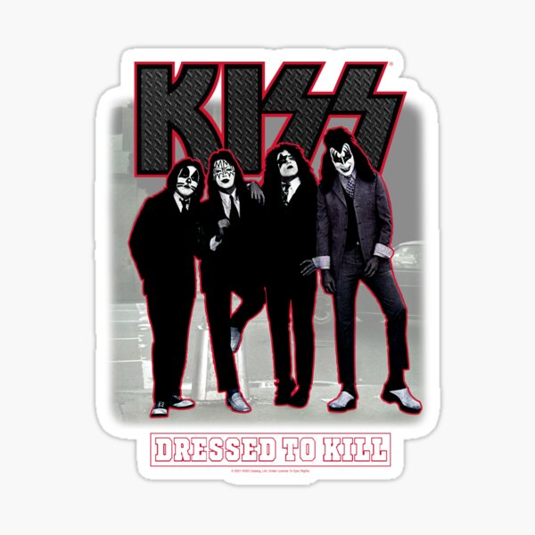 "KISS Dressed To Kill" Sticker for Sale by PlanetCanavan | Redbubble