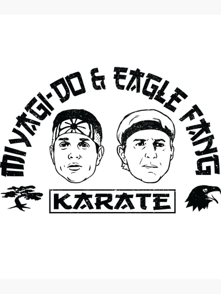 Póster «Cobra Kai Miyagi-Do y Eagle Fang Karate» de RoxanteLarkich | Redbubble