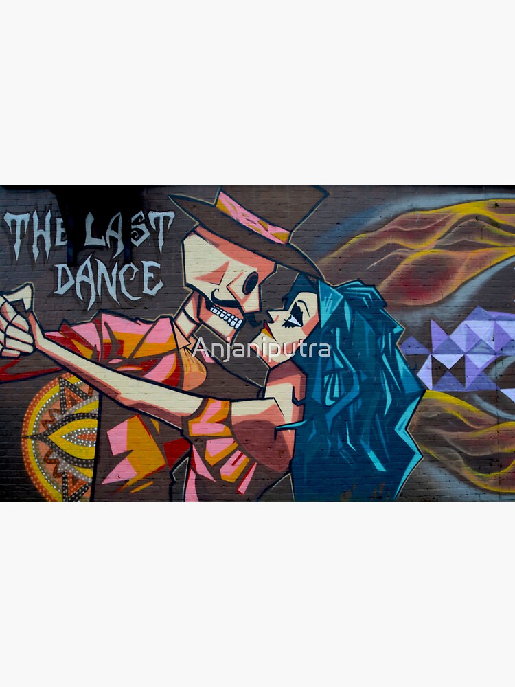 "Last dance abstract art" Sticker for Sale by Anjaniputra | Redbubble