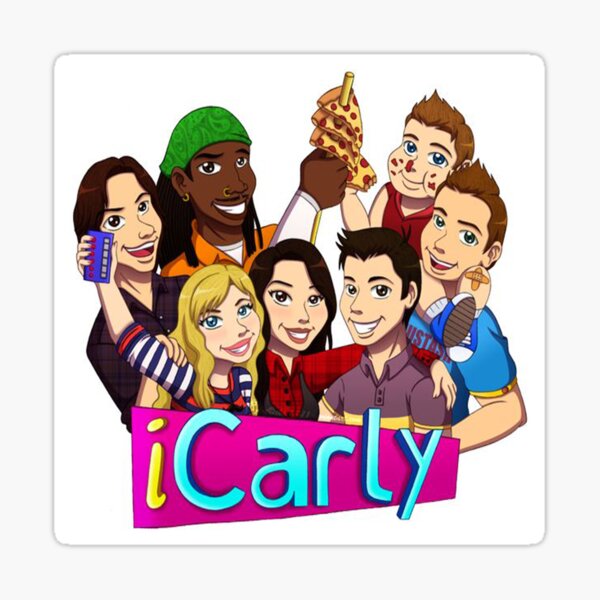 "Icarly." Sticker for Sale by CyberValued | Redbubble