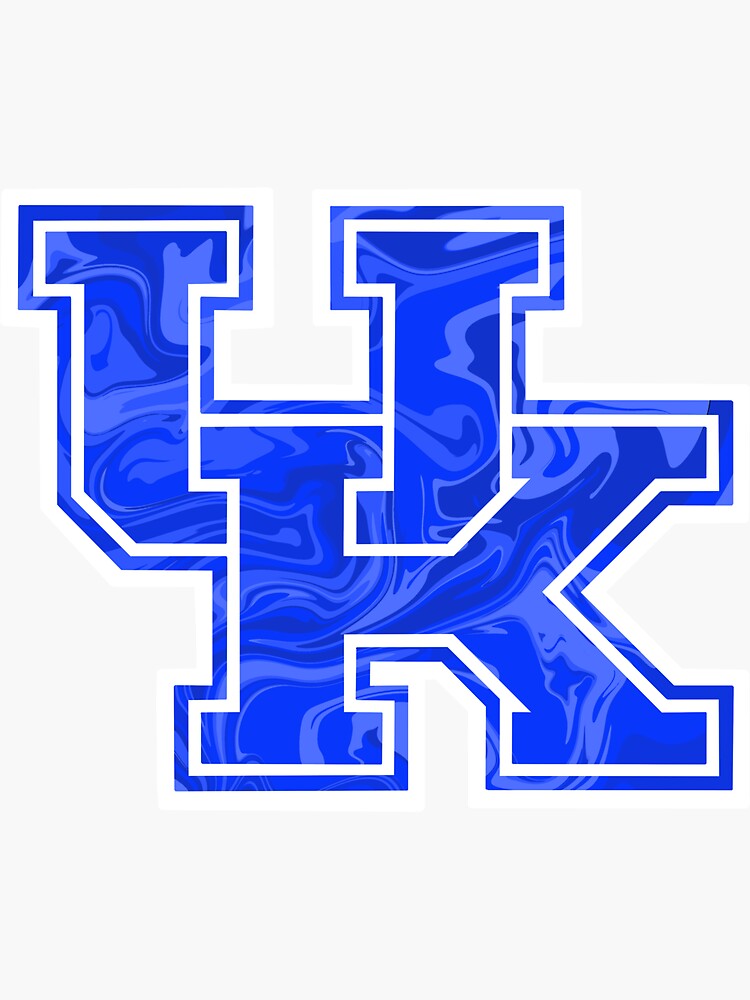 "University of Kentucky Blue Marble" Sticker for Sale by natalieeastes ...