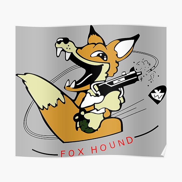 "MGS - 90's Foxhound insignia" Poster by Mal4kai | Redbubble