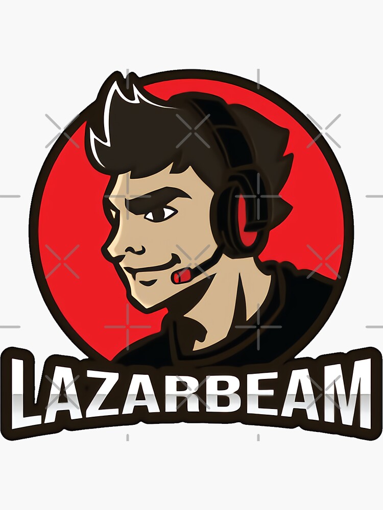 "LazarBeam Gaming" Sticker by artur51gusev | Redbubble