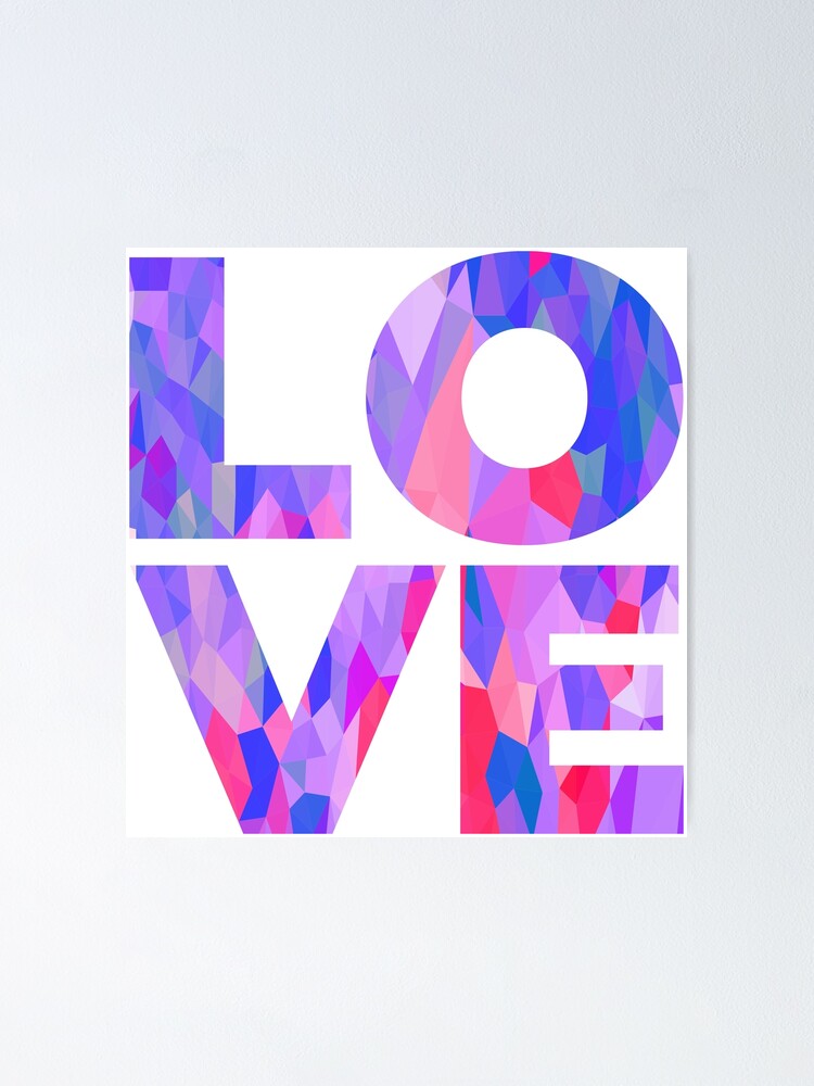 "Unique minimal modern text art" Poster for Sale by PolyGema | Redbubble