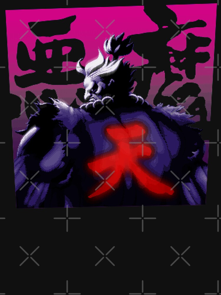 "Street Fighter Akuma" T-shirt for Sale by bootlegfactory | Redbubble ...