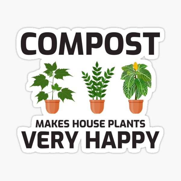 "Composting Compost Gardening Garden Gardener Humour Gift" Sticker for ...