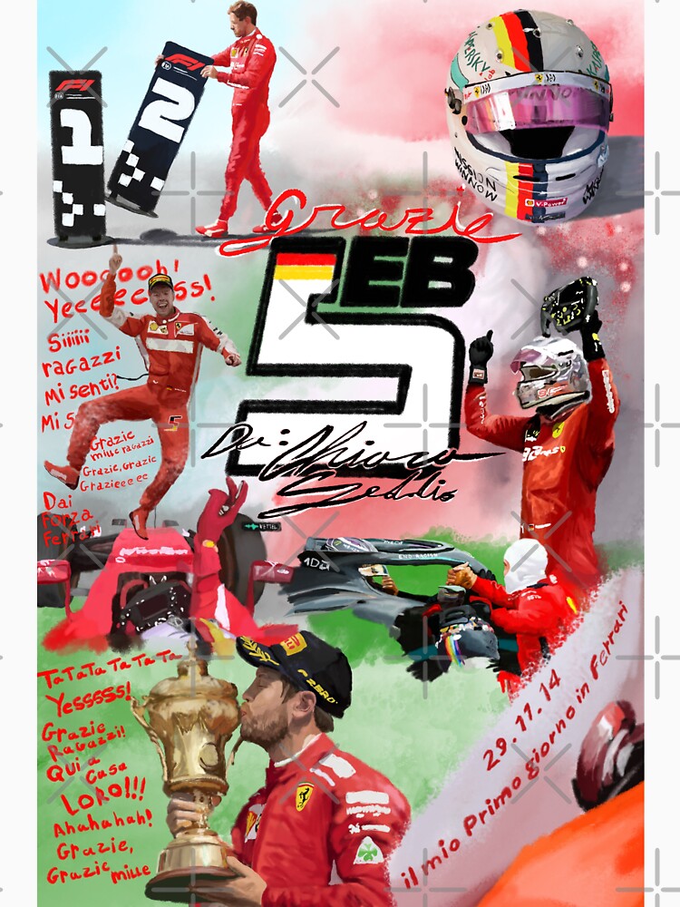 "Danke, Grazie Seb" T-shirt for Sale by KlareKirk | Redbubble ...