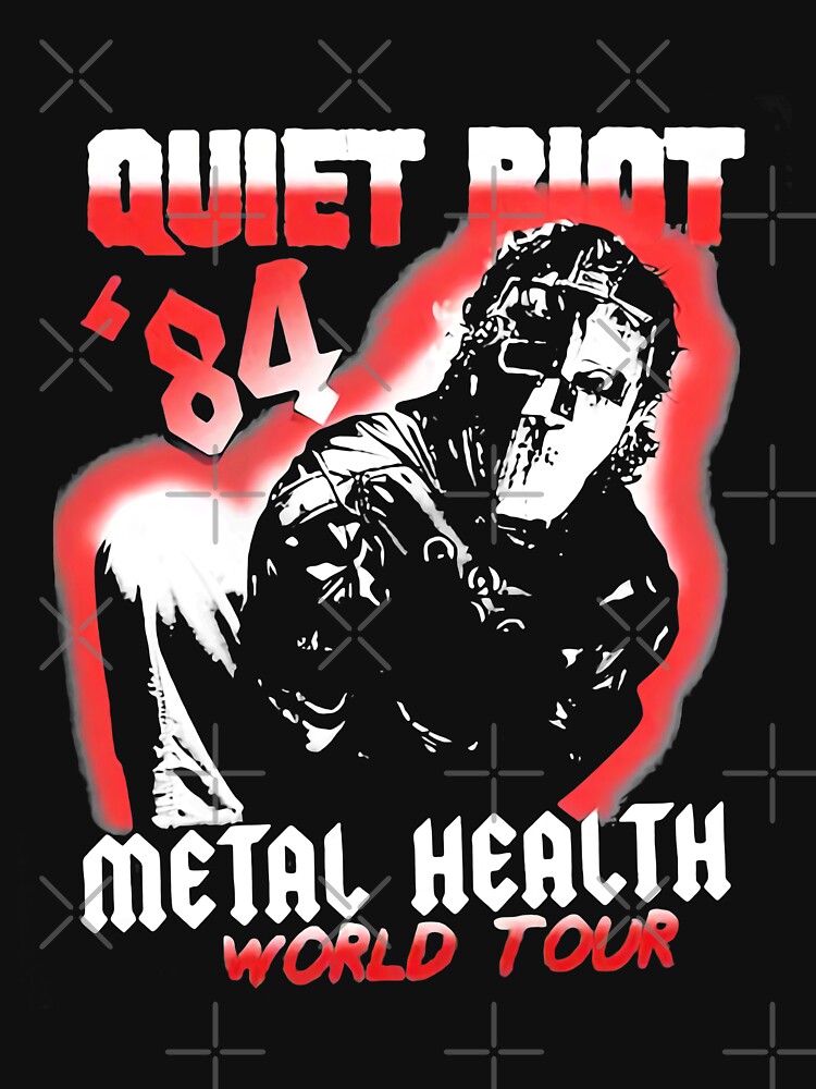 "Halloween Quiet Riot 84 Mental Health World Tour" T-shirt for Sale by ...