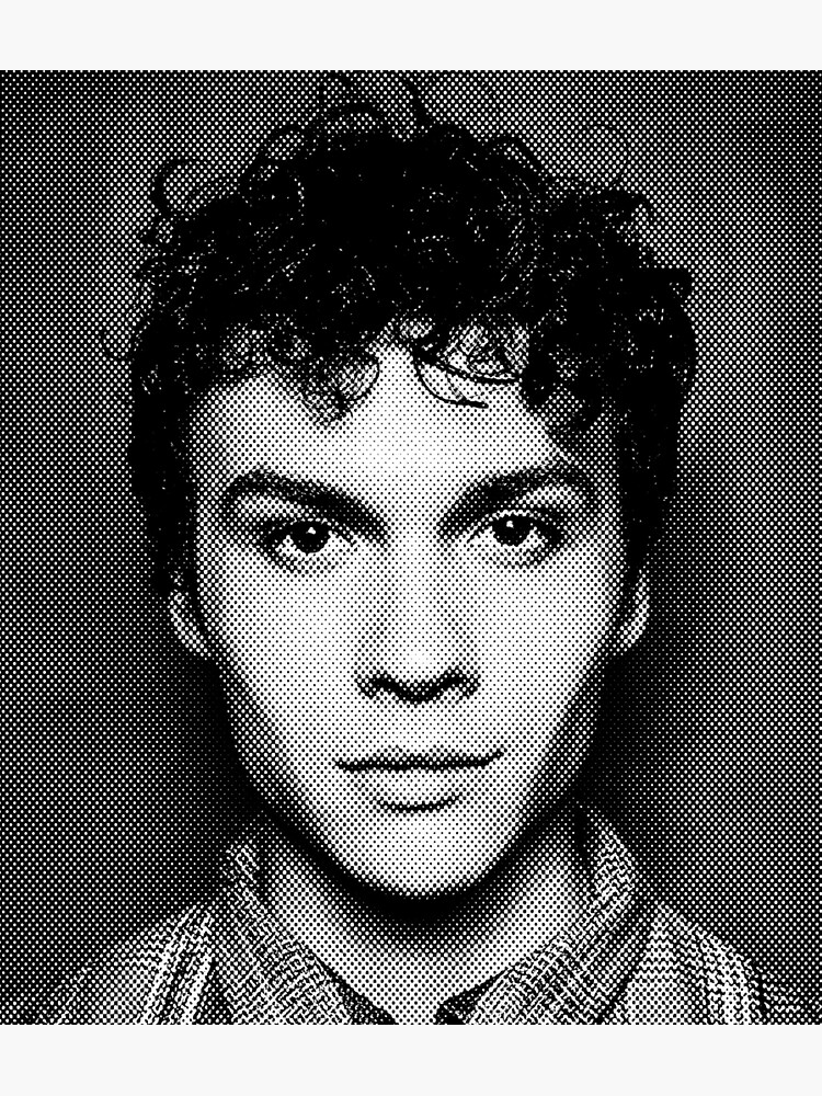 "Benjamin Wadsworth Black & White Painting" Sticker by saintiro | Redbubble