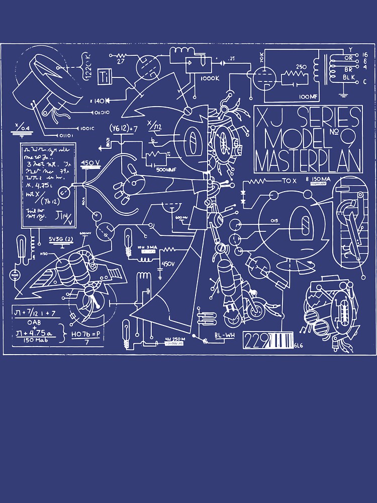 "XJ Series Model No. 9 Master Plan" T-shirt for Sale by itzabmark ...