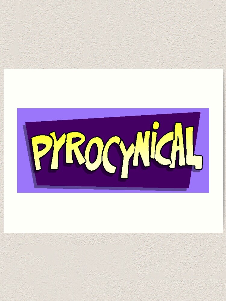 "Pyrocynical Pixel Logo" Art Print by LuigiBroZ | Redbubble