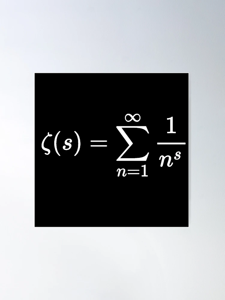 Riemann Zeta Function Poster