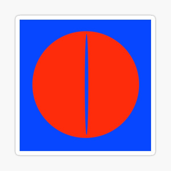 "Magna Color Block 40" Sticker for Sale by vortexatelier | Redbubble