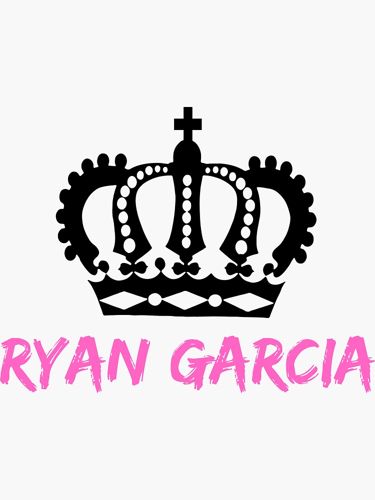 "King ryan garcia" Sticker by Adnan28 | Redbubble