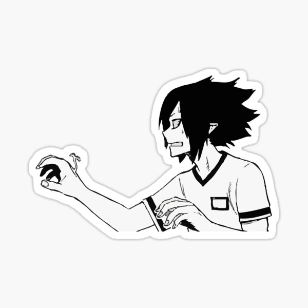 "Tamaki Amajiki B&W" Sticker for Sale by Kura97 | Redbubble