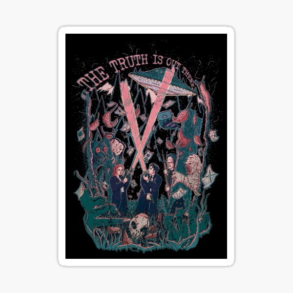 "Out There Ode to The X Files" Sticker for Sale by TaylorRoseArt ...