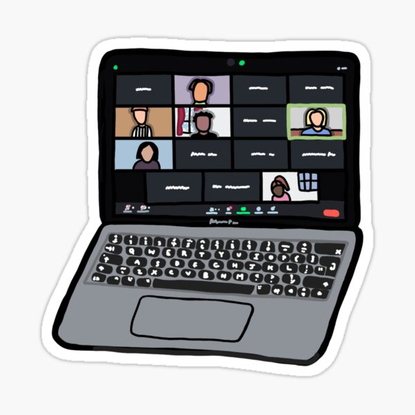 "Zoom sticker " Sticker for Sale by Cecikraw | Redbubble