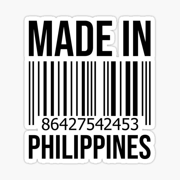 "Made in Philippines" Sticker for Sale by XCIV | Redbubble