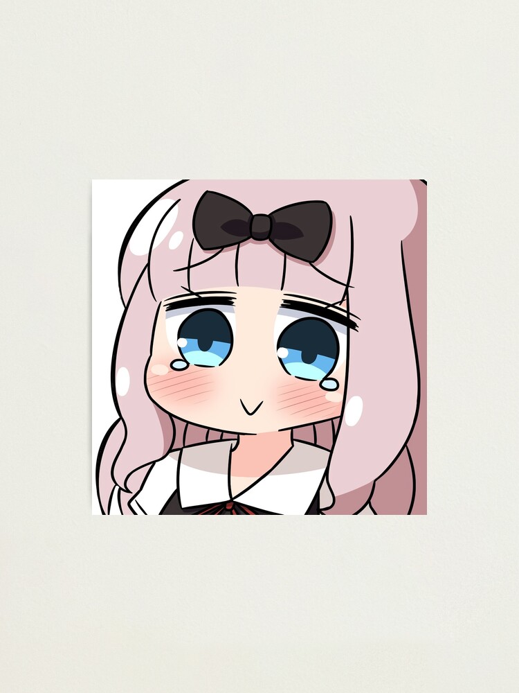 "Chika Fijiwara Kaguya Sama Love is War Chibi Tears" Photographic Print ...