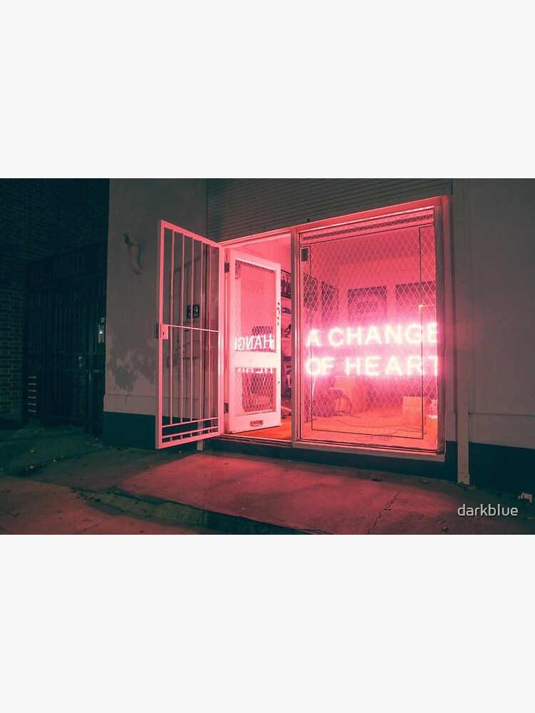 "a change of heart - the 1975 - light sign" Art Print by darkbIue ...