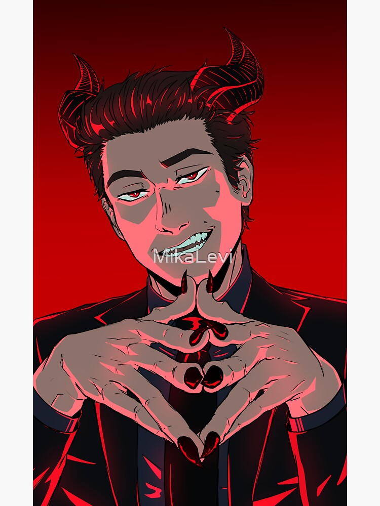 "Devil Beck" Sticker for Sale by MikaLevi | Redbubble