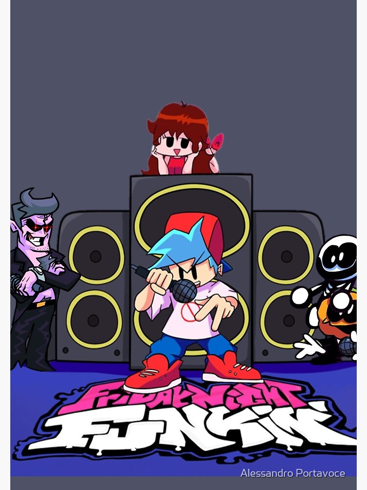 Cuaderno de espiral «viernes por la noche funkin- música, videojuego, colorfun fanart design ...