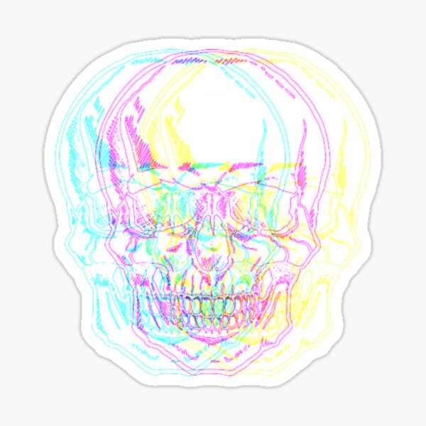 "Skulls" Sticker for Sale by JaxBiebs | Redbubble